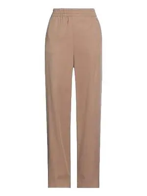 LIU •JO Wide-leg Viscose-polyester Pants - Beige
