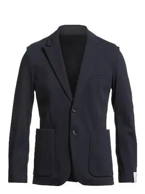 PAOLO PECORA Blazer Midnight Size Viscose, Polyamide, Elastane - Blue