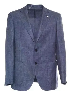 LUIGI BIANCHI MANTOVA Two-button Patch-pocket Blazer - 5