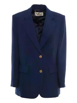 Elisabetta Franchi Button-closure Blazer - Blue