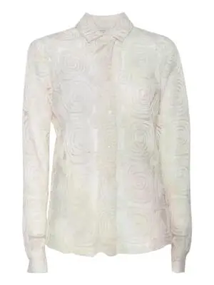 MAZZARELLI Rose-Pattern Shirt