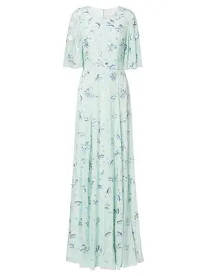 MARKARIAN Charlotte Embroidered Gown - Blue