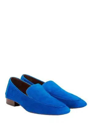 Dries Van Noten Calf Hair Loafers - Blue