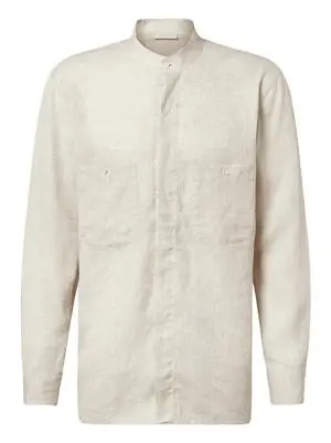 SAMAN AMEL Linen Shirt - Beige