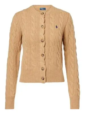 Polo Ralph Lauren POLO RALPH LAUREN Cable-Knit Cardigan Beige