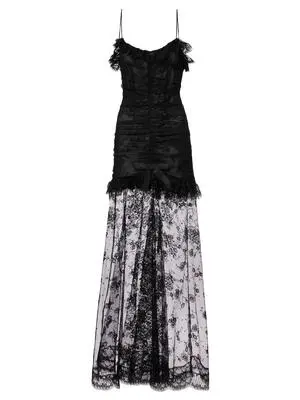 ALESSANDRA RICH Alessandra Rich Bow-Detail Lace Gown