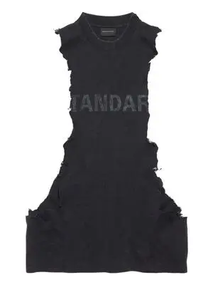 Balenciaga Standard Ripped Tank Top - Black