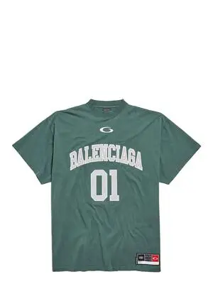Balenciaga Basketball Oversized T-shirt - Green