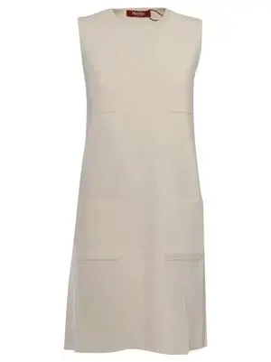 Max Mara Sleeveless Mini Dress - White