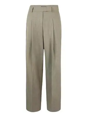 Liu Jo Pleated Trousers With Pockets - Green
