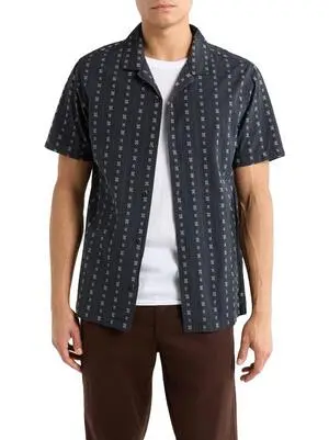 ROARK Gonzo Organic Cotton Camp Shirt - Dark Navy