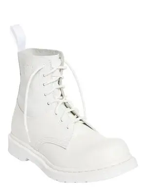 MAISON MARGIELA X Dr. Martens 1460 Lace-up Boots - Vintage Smooth/white Virginia