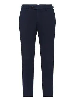 Brunello Cucinelli Gabardine Garment Dyed Trousers - Navy Blue