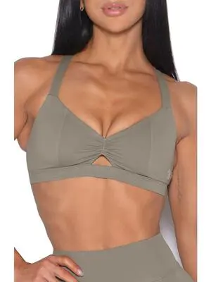 BOMBSHELL SPORTSWEAR Sweetheart Sports Bra - Stone