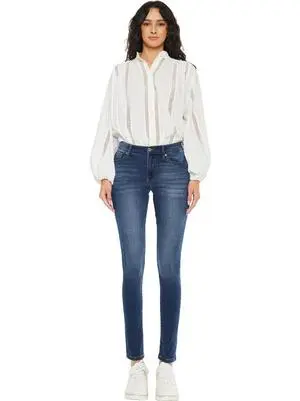 KANCAN Madison Essentials Mid Rise Super Skinny - Medium Wash
