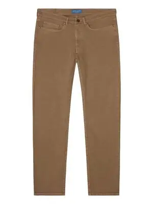 Robert Talbott Hudson Comfort Stretch 5 Pocket Pant - Earth Brown
