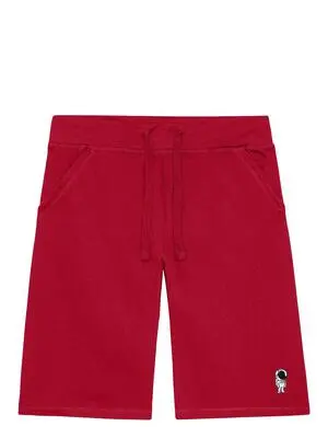 DALIX Astronaut Midweight Fleece Shorts - Red