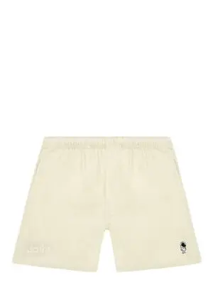 DALIX Astronaut Print Relaxed Beach Shorts - Yellow