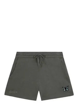 DALIX Butterfly Midweight Fleece Shorts - Shadow