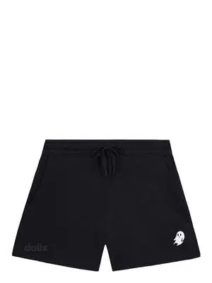 DALIX Midweight Fleece Shorts - Black