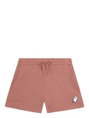 DALIX Midweight Fleece Shorts - Dusty Rose