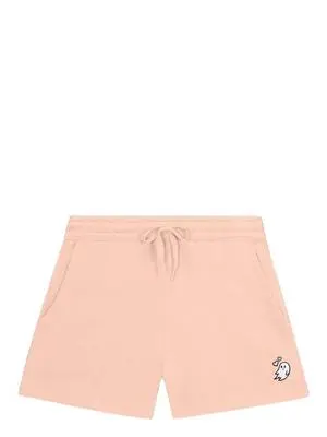 DALIX Washed Fleece Midweight Shorts - Blush