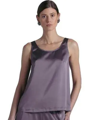 ALAS Silk Tank Top Noble Purple