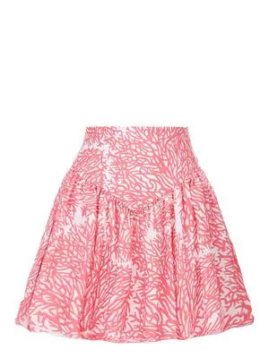 NO PISE LA GRAMA Sotavento Mini Skirt Arrecife Print