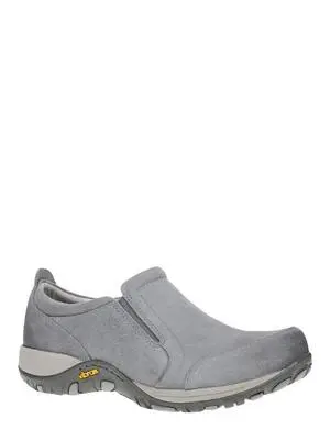 Dansko Pippy Waterproof Clog - Grey Burnished Suede