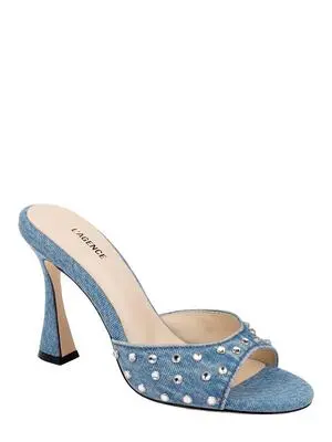 L'Agence Lucienne Sandal Light Denim