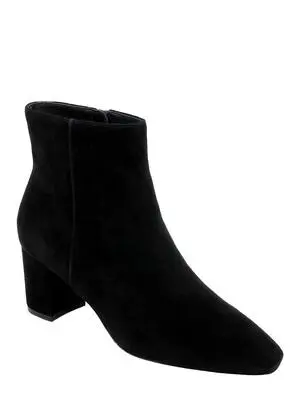 L'Agence Melanie Bootie - Black Suede