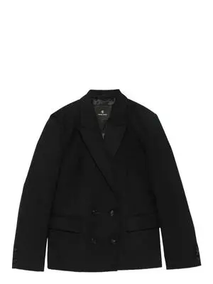ANINE BING Double-breasted Blazer - Black