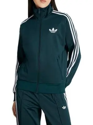 Adidas Firebird Recycled Polyester Track Jacket - Aurora Ivy/white