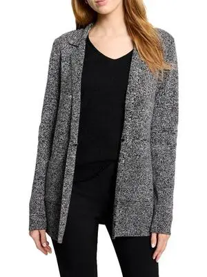 NIC+ZOE Knit Blazer - Black Mix
