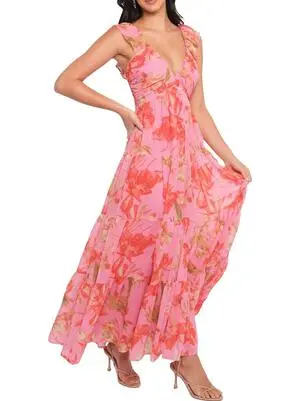PETAL & PUP Floral Print A-line Dress - Tropical Floral