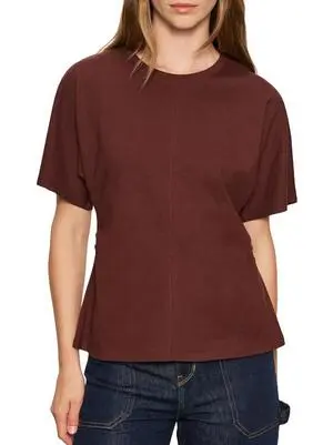Sanctuary Dolman Sleeve Organic Cotton T-Shirt Chicory