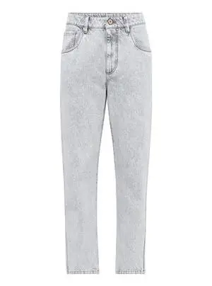 Brunello Cucinelli Straight Trousers - Grey