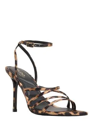 Aldo Solania Pointed Toe Sandals - Brown Multi