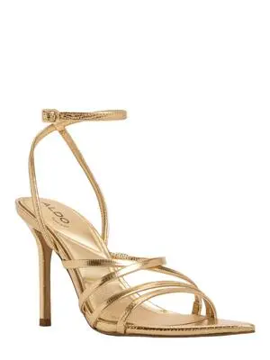 Aldo Solania Pointed Toe Sandals - Gold