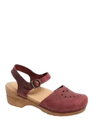 SANITA Heart Clog - Deep Red