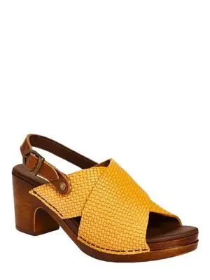 SANITA Sijo Slingback Sandal - Yellow