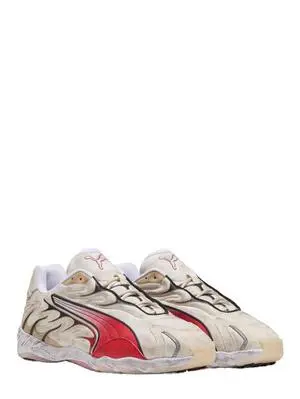 PUMA Inhale Distressed Sneakers Alpine Snow/for All Time Red