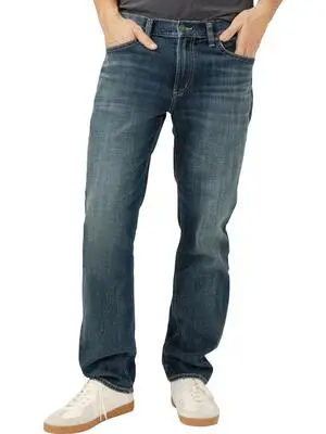SILVER JEANS CO. Eddie Athletic Fit Tapered Jeans - Sierra