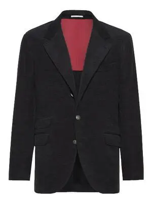 Brunello Cucinelli Corduroy Cavallo Blazer - Charcoal