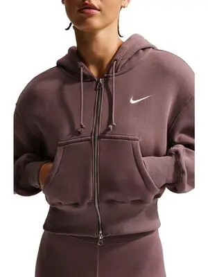 Nike Cotton-blend Fleece Relaxed Fit Hoodie - 502 Tattoo/sail