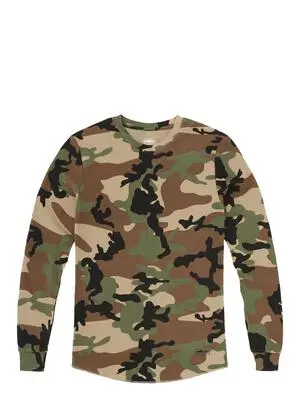 CORTEIZ Guerillaz Thermal Long-sleeve Tee - Brown