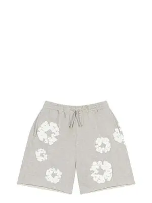 DENIM TEARS Cotton Wreath Sweatshorts - Grey