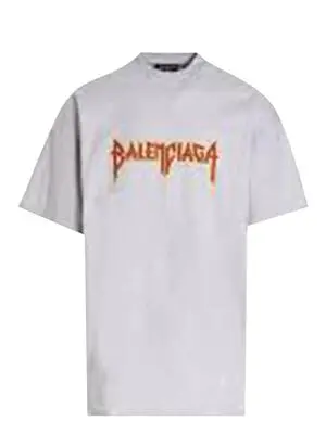 Balenciaga Metal Vintage Oversized T-shirt - White