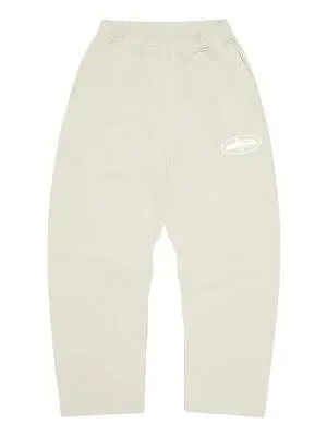 CORTEIZ Island Puff Print Open Hem Sweatpant - White