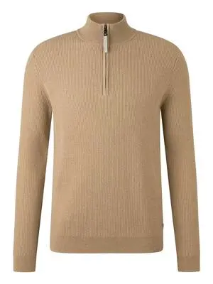 Bogner Pure New Wool Cashmere Troyer Derek - Camel